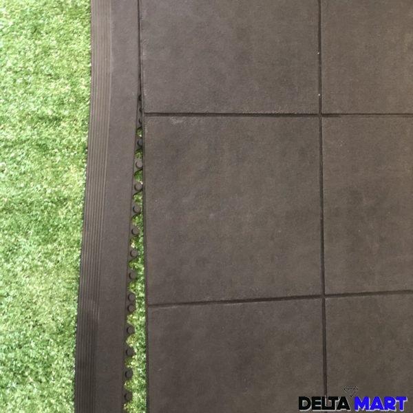 EDGE STRIP INTERLOCKING GYM MATS 3ftx3ft | Rubber Stable Mats UK - Gym ...