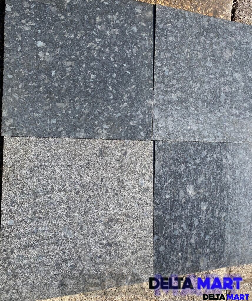 Steel Grey Granite Paving slabs 600x300x18mm natural stone